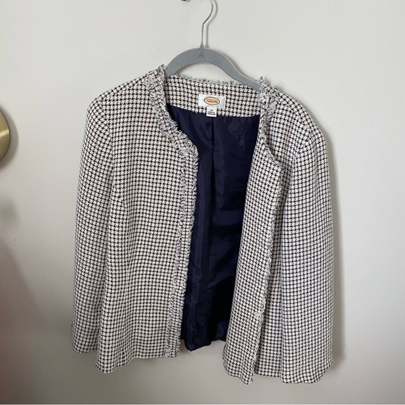 Talbots | Jackets & Coats | Talbots Tweed Jacket Womens 4 | Poshmark